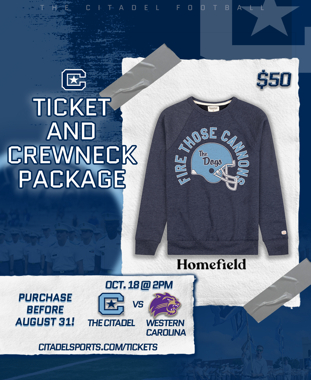 The Citadel Football Exclusive | The Citadel Parent and Family Portal