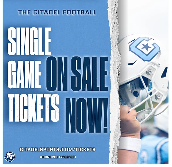 Single Football Game Tickets | The Citadel Parent and Family Portal