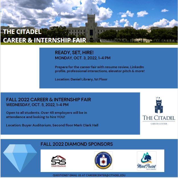 All Major Career And Internship The Citadel Parent And Family Portal All Major Career And Internship The Citadel Parent And Family Portal